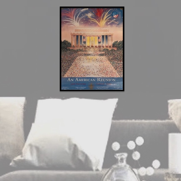 Vintage | Wall Decor | Bill Clinton 993 Inauguration Poster Authentic S ...